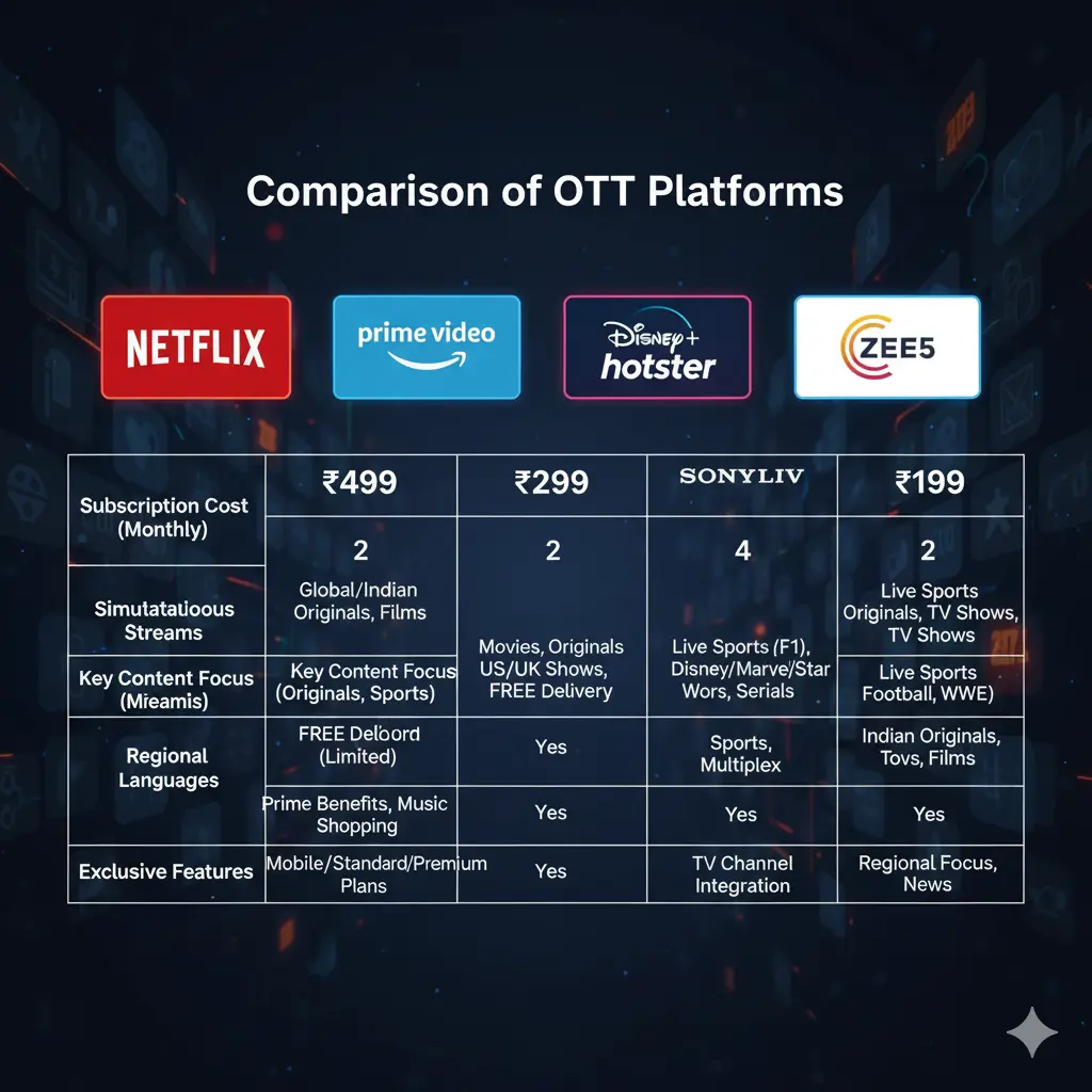 Broadband Plans with OTT in India | OpenCompare